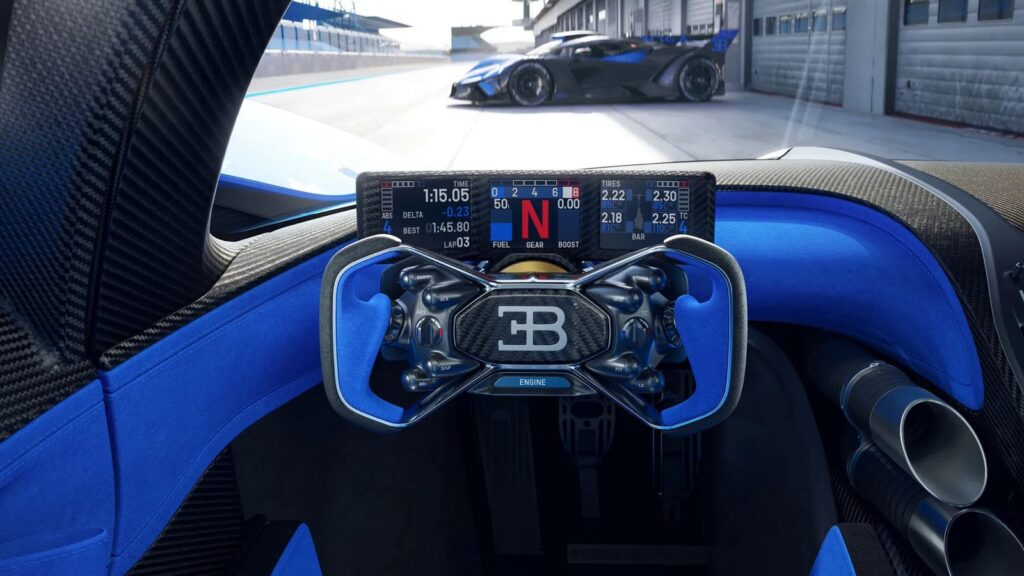 Bugatti’s $4 Million Hybrid Hypercar Has the Craziest Steering Wheel We ...